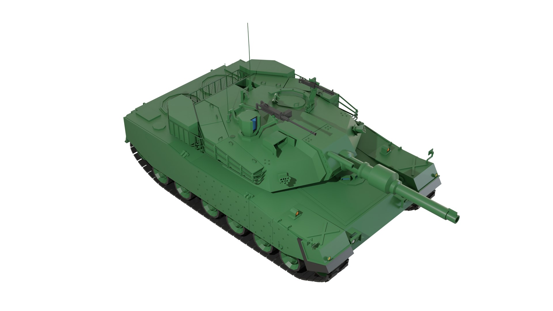 3D k1a1 tank - TurboSquid 1655366