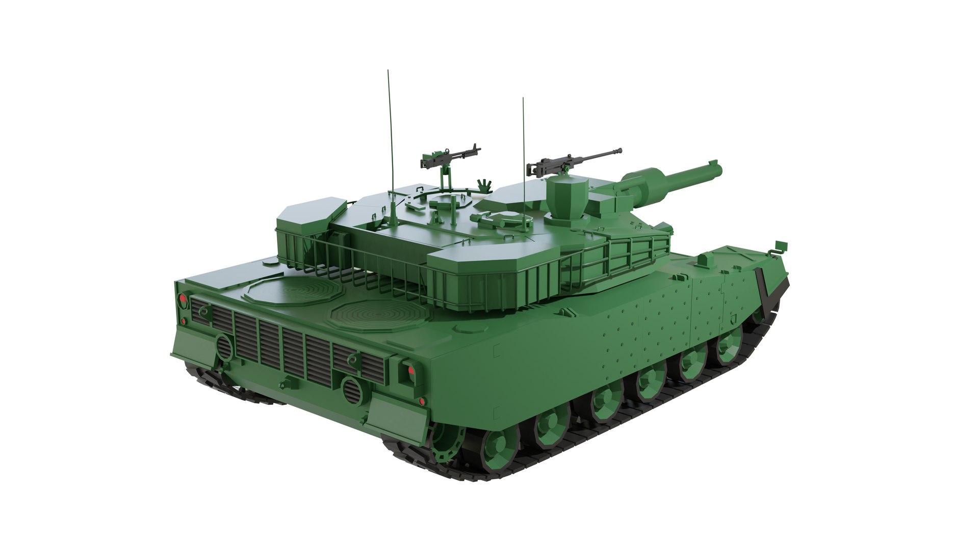 3D k1a1 tank - TurboSquid 1655366