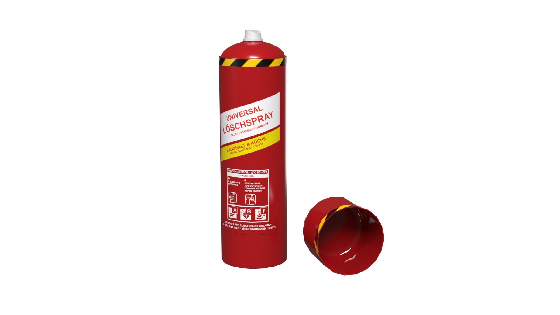 3D Fire Extinguisher Can Model - TurboSquid 2246756