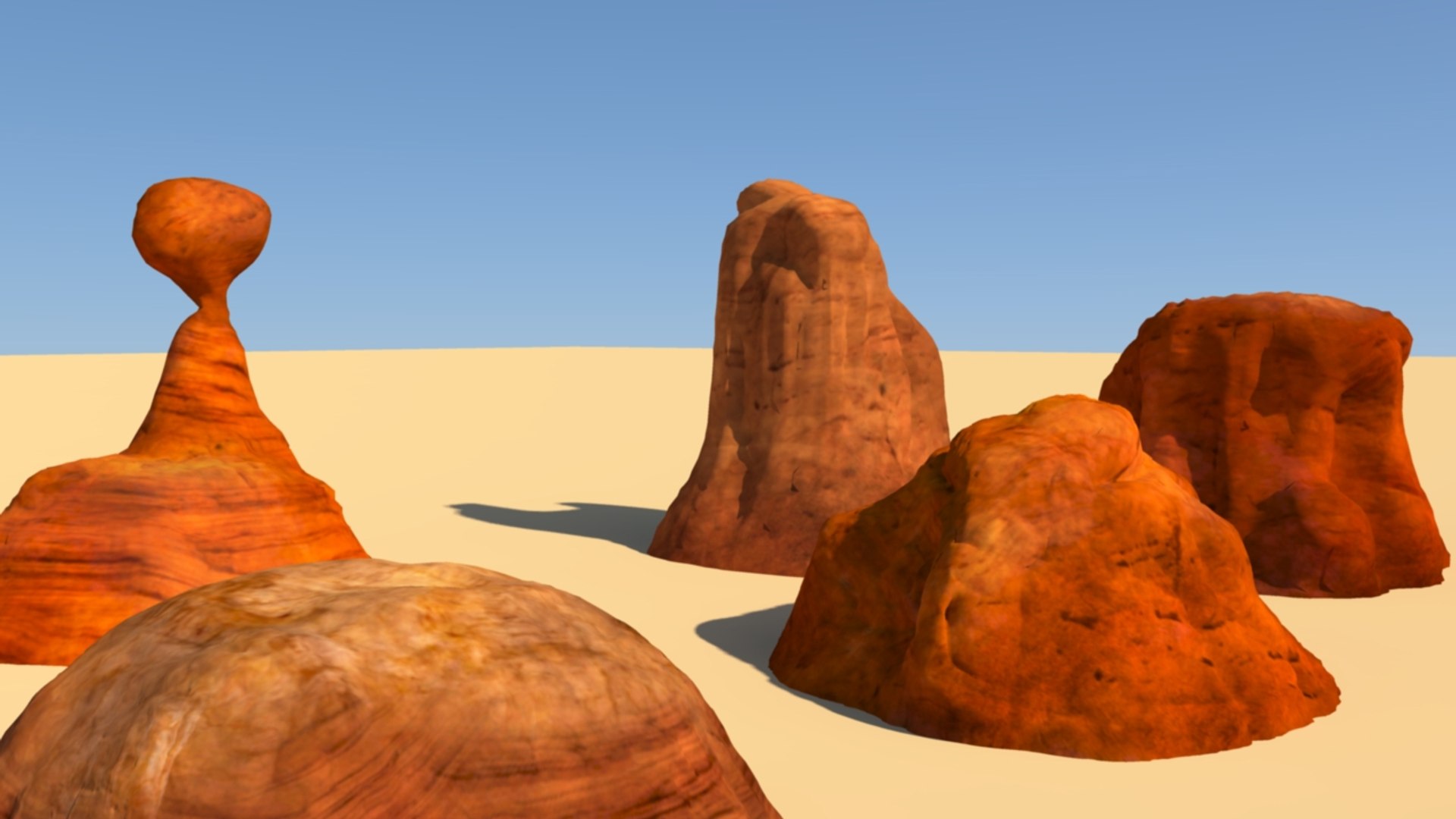 5 Plateau 3d Model