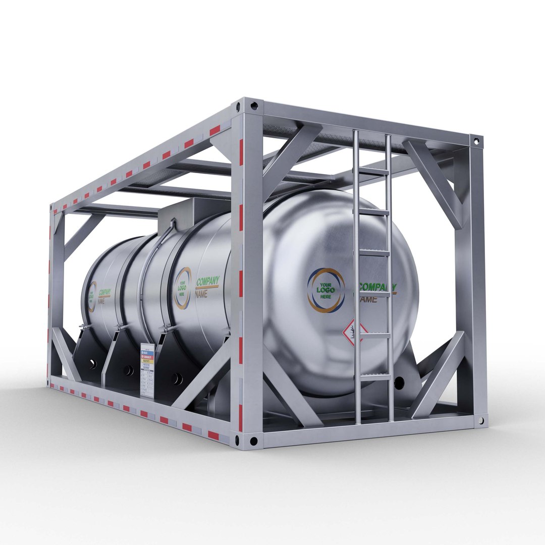 Chemical Tank Container 20FT V1 Model - TurboSquid 1939167