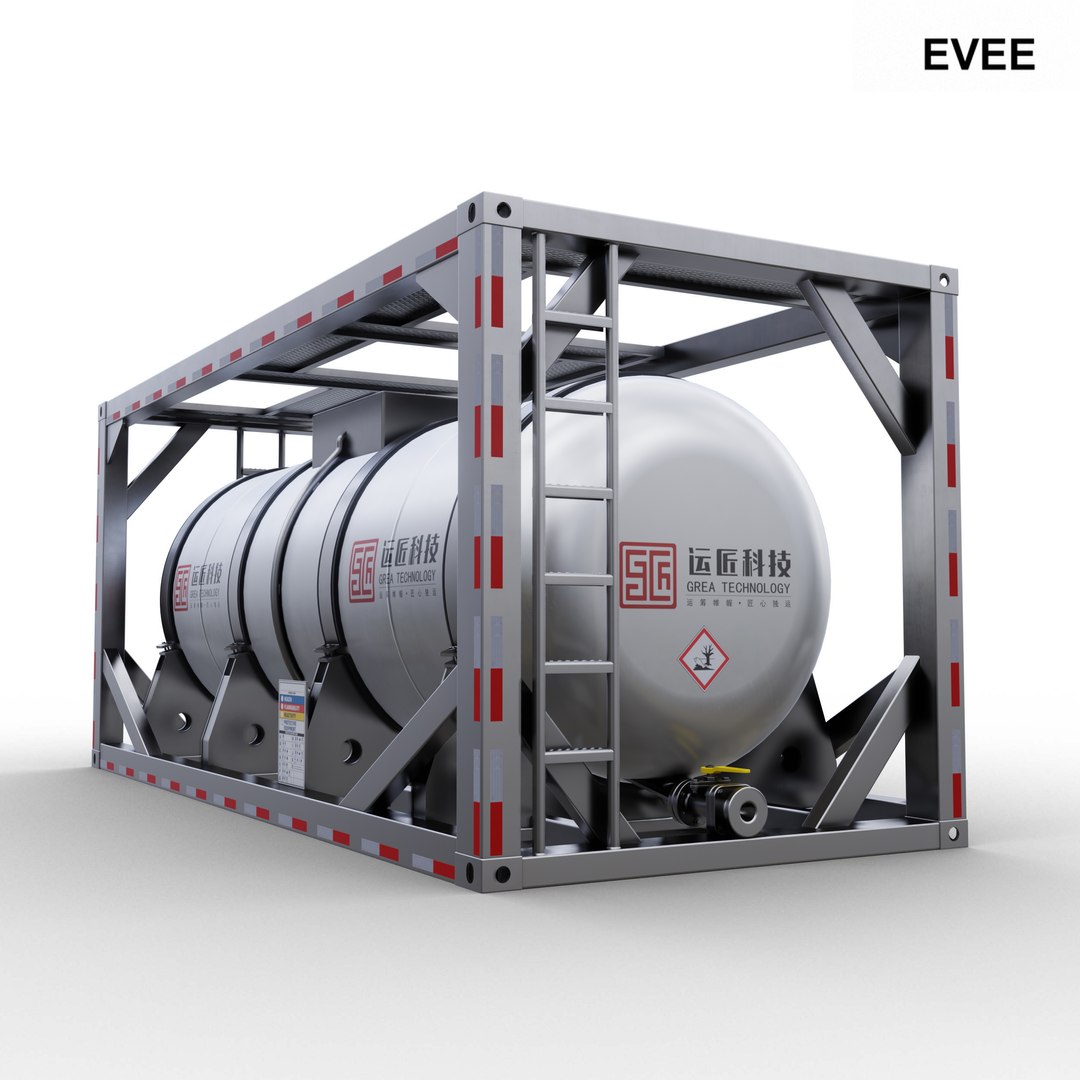 Chemical Tank Container 20FT V1 Model - TurboSquid 1939167