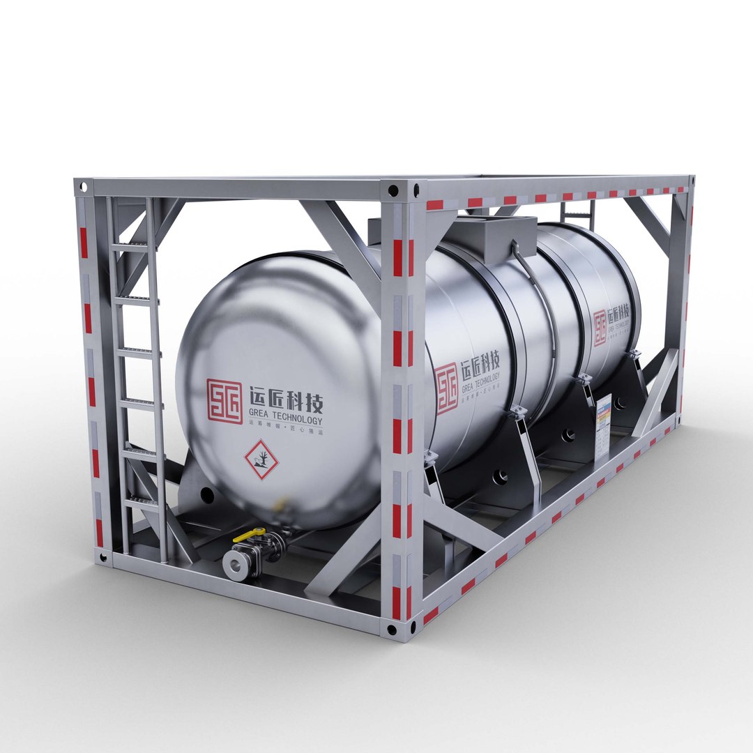 Chemical Tank Container 20FT V1 Model - TurboSquid 1939167