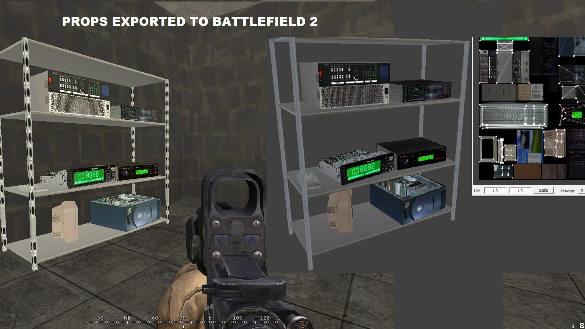 3D Simple Optimized Office And Electronic Props Collection Model ...