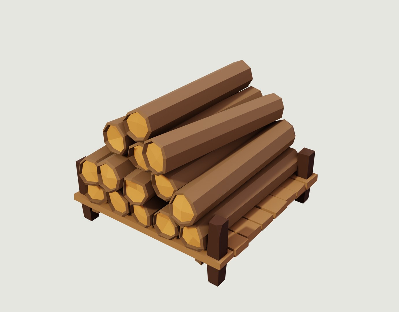 3D Model 3D LowPoly Cartoon Sawmill Pack - TurboSquid 1832721