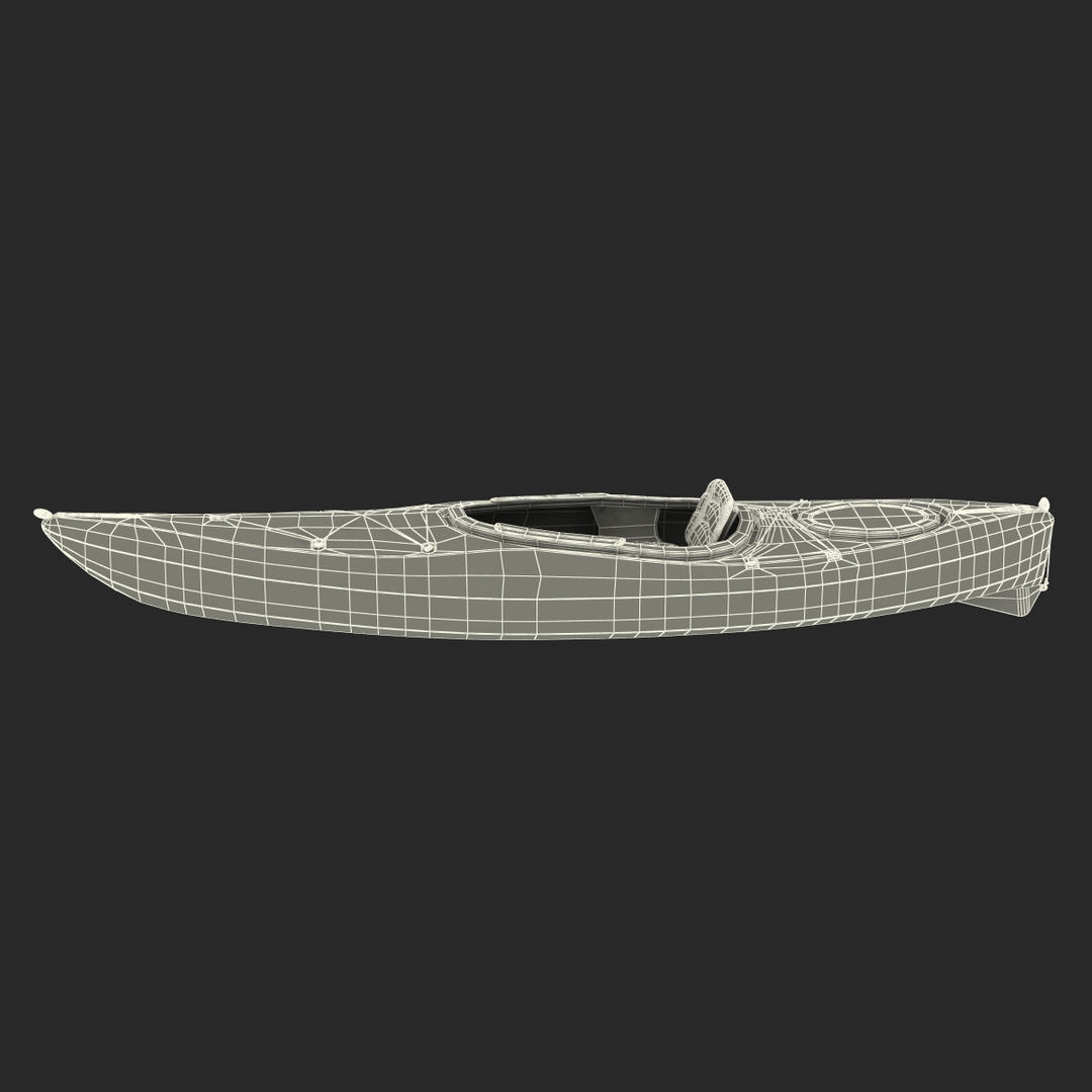Kayak Generic Modeled 3d Max