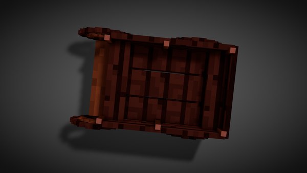 minecraft card c4d