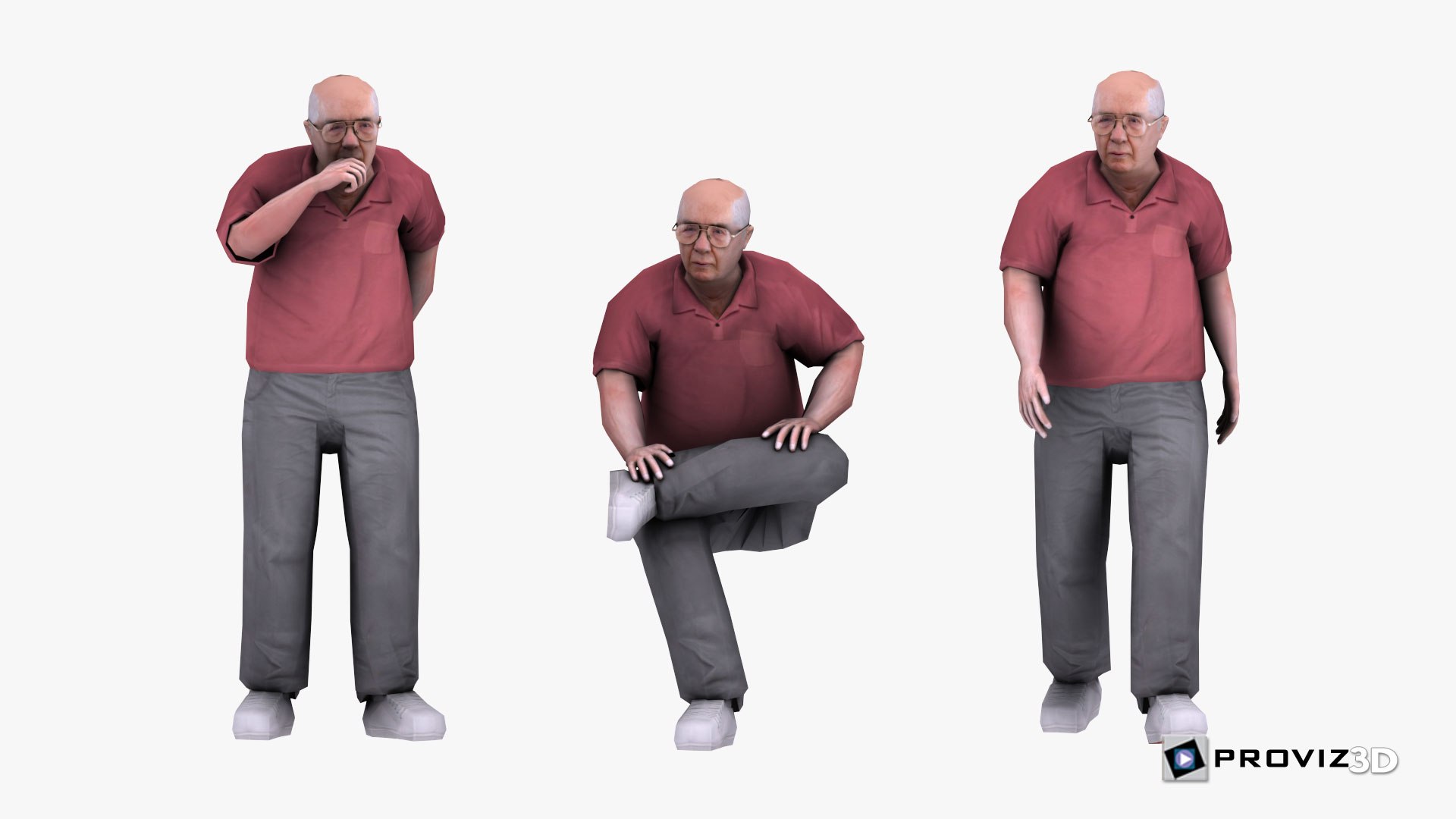 3D People 30 Still 3D Elderly People Vol 01 3D Model - TurboSquid 1907908