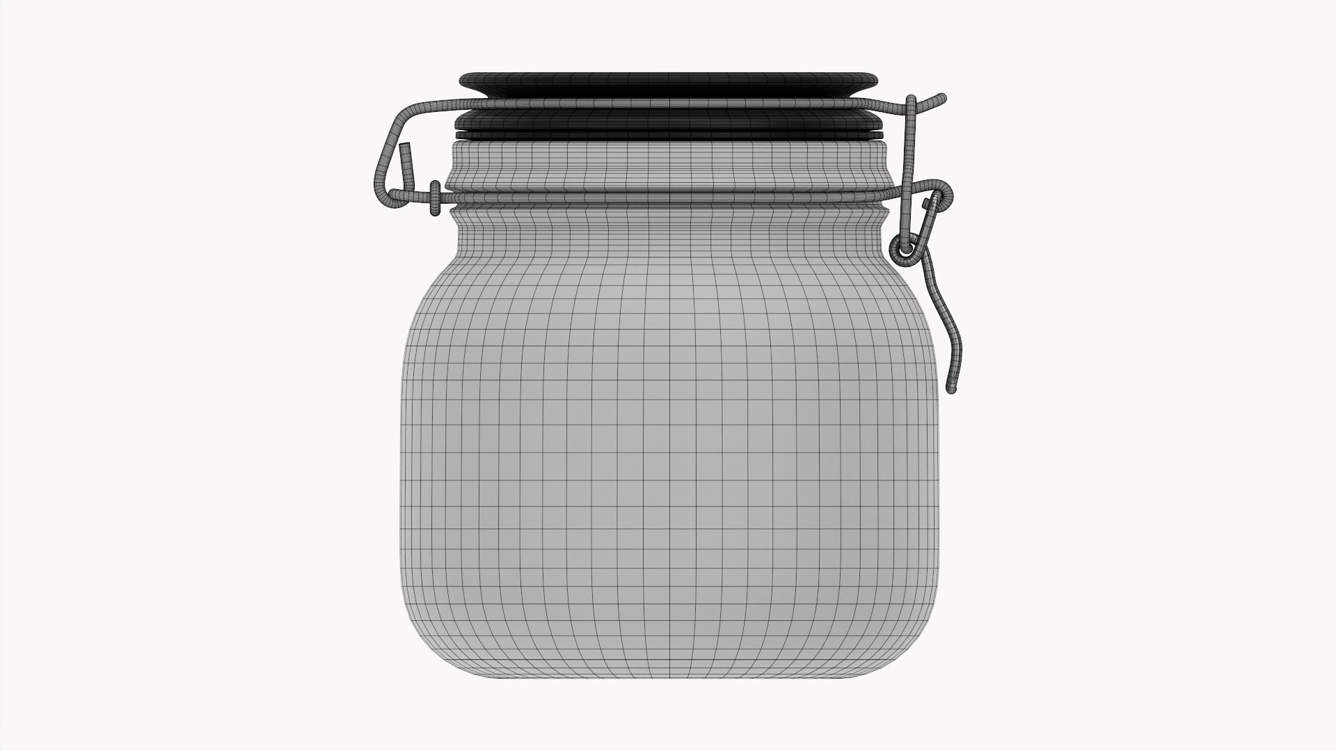 Kitchen glass jar with contents 02 3D - TurboSquid 1786222