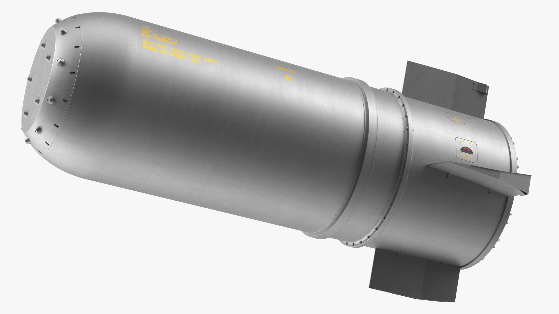 3D Steel B41 Nuclear Bomb Model - TurboSquid 2240477