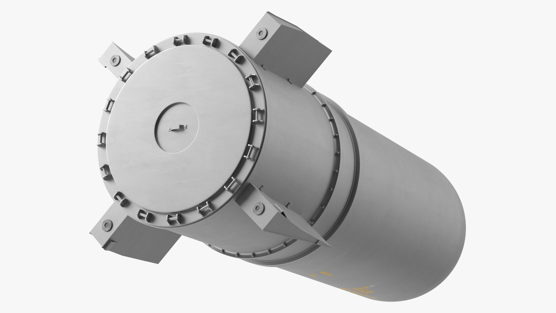 3D Steel B41 Nuclear Bomb Model - TurboSquid 2240477