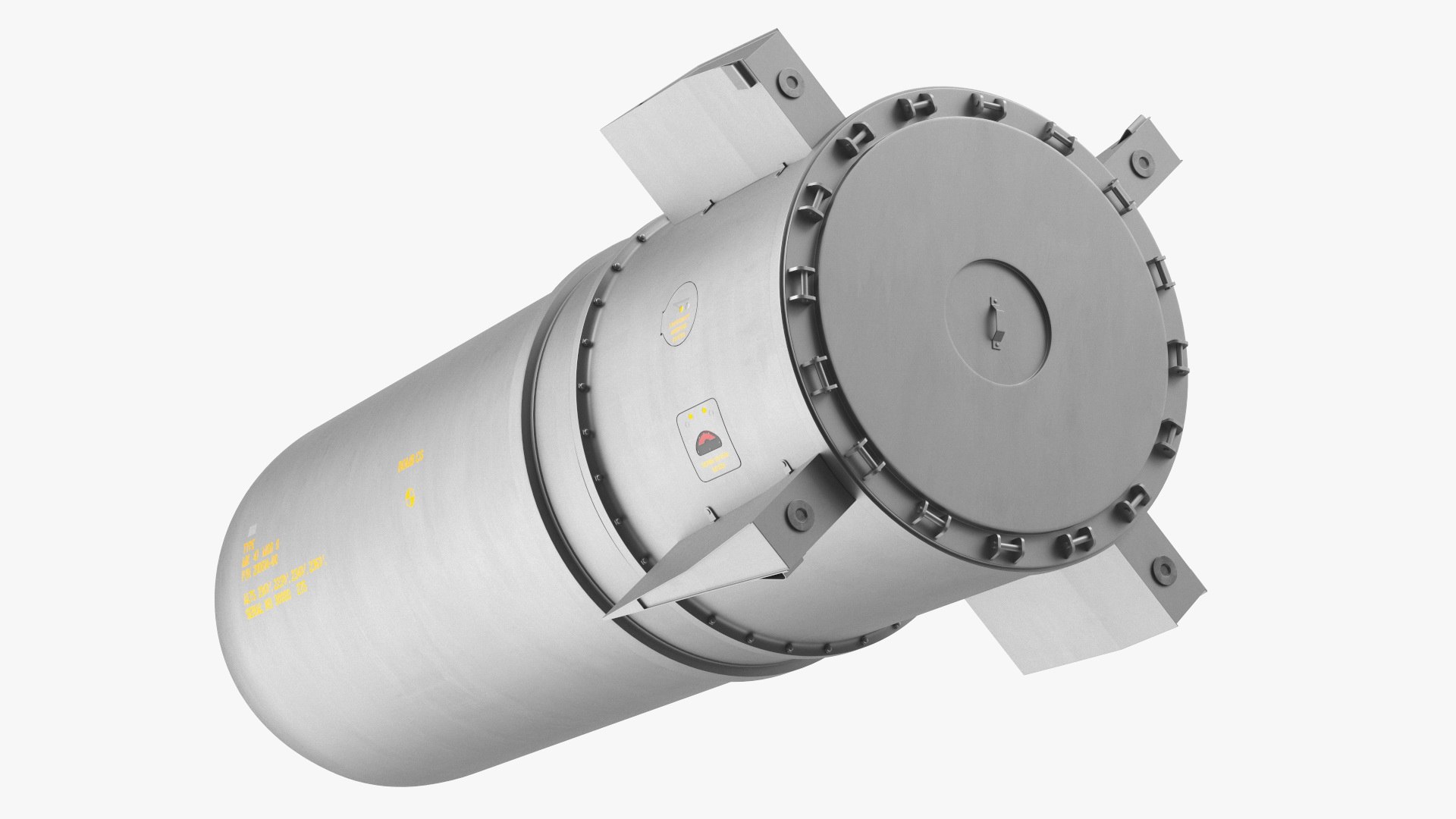 3D Steel B41 Nuclear Bomb Model - TurboSquid 2240477