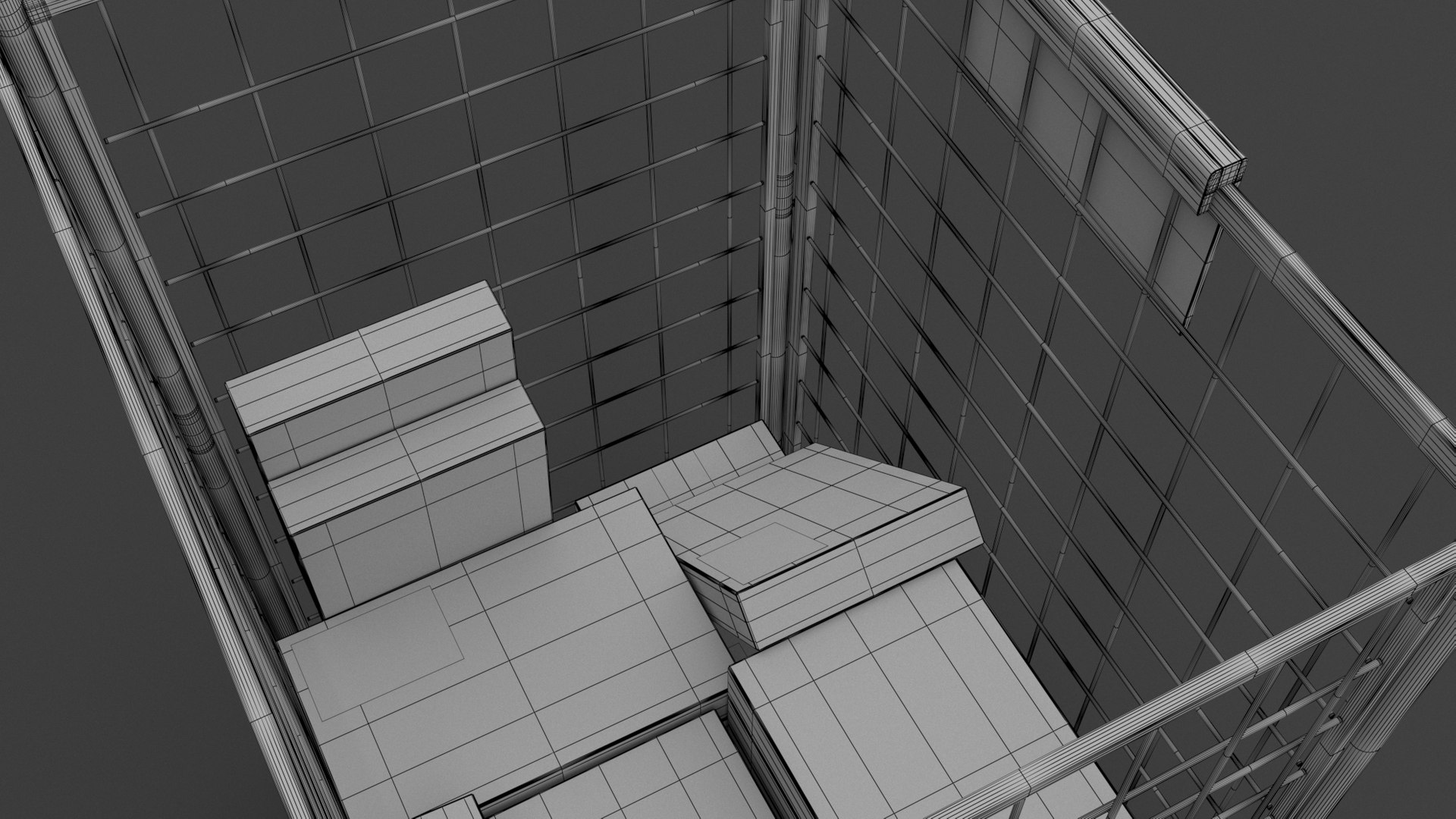 Roll Container 3D Model - TurboSquid 2289163