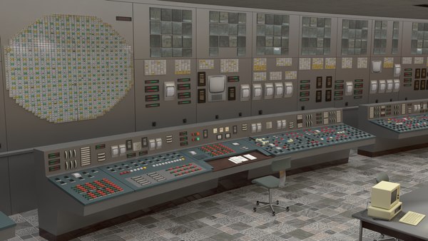 Chernobyl Controle Room 3D - TurboSquid 1990792
