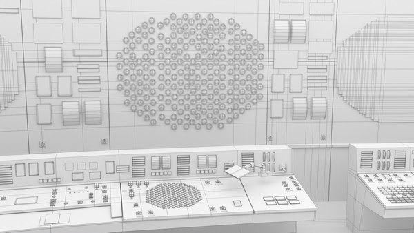 Chernobyl Controle Room 3D - TurboSquid 1990792