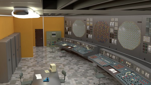 Chernobyl Controle Room 3D - TurboSquid 1990792