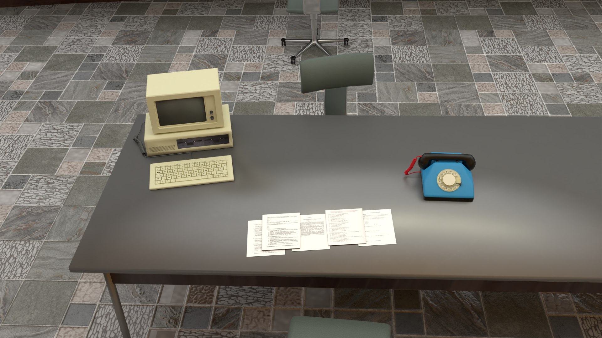 Chernobyl Controle Room 3D - TurboSquid 1990792