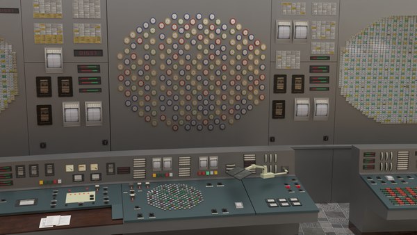 Chernobyl Controle Room 3D - TurboSquid 1990792