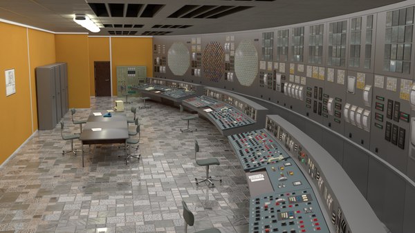 Chernobyl Controle Room 3D - TurboSquid 1990792