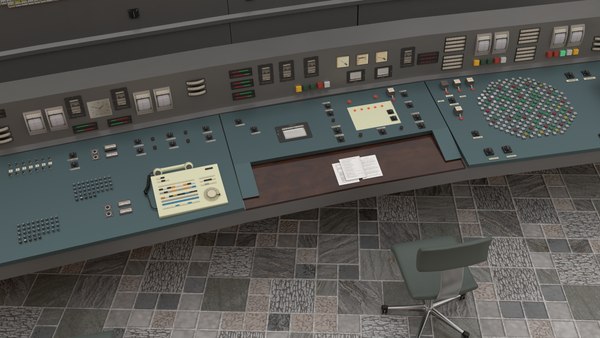 Chernobyl Controle Room 3D - TurboSquid 1990792