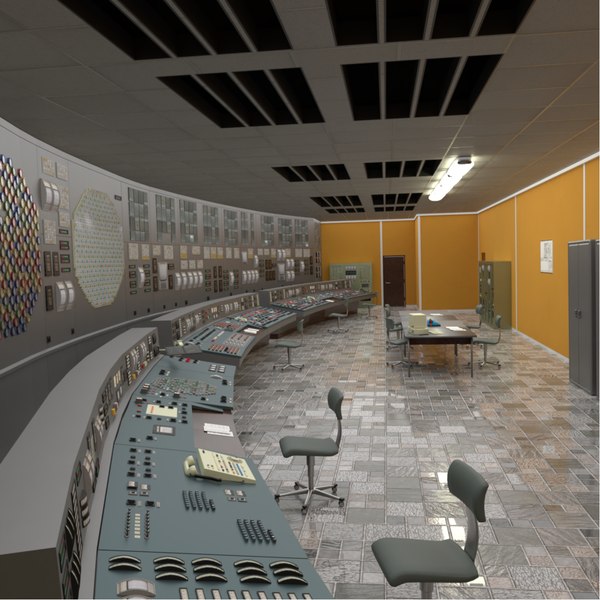 Chernobyl Controle Room 3D - TurboSquid 1990792