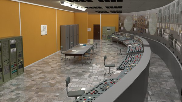 Chernobyl Controle Room 3D - TurboSquid 1990792