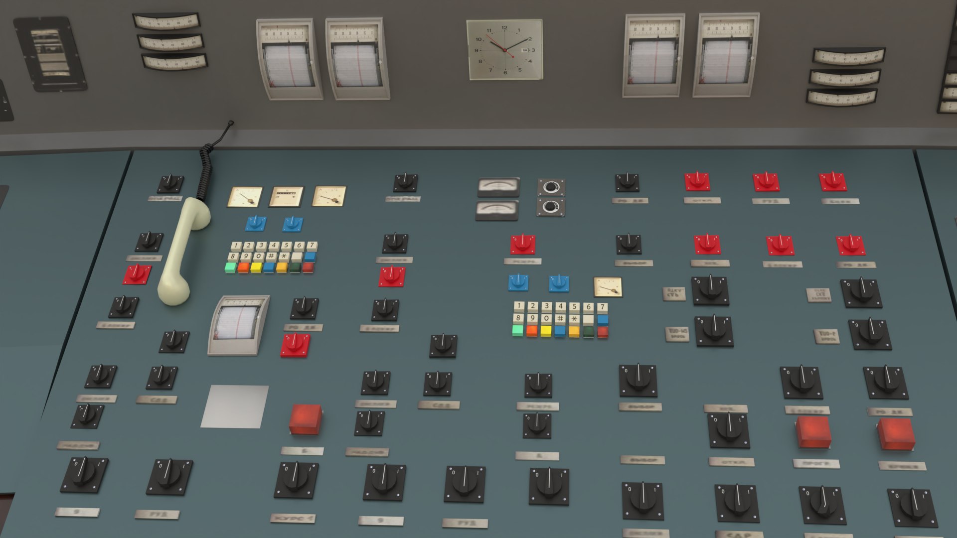 Chernobyl Controle Room 3D - TurboSquid 1990792