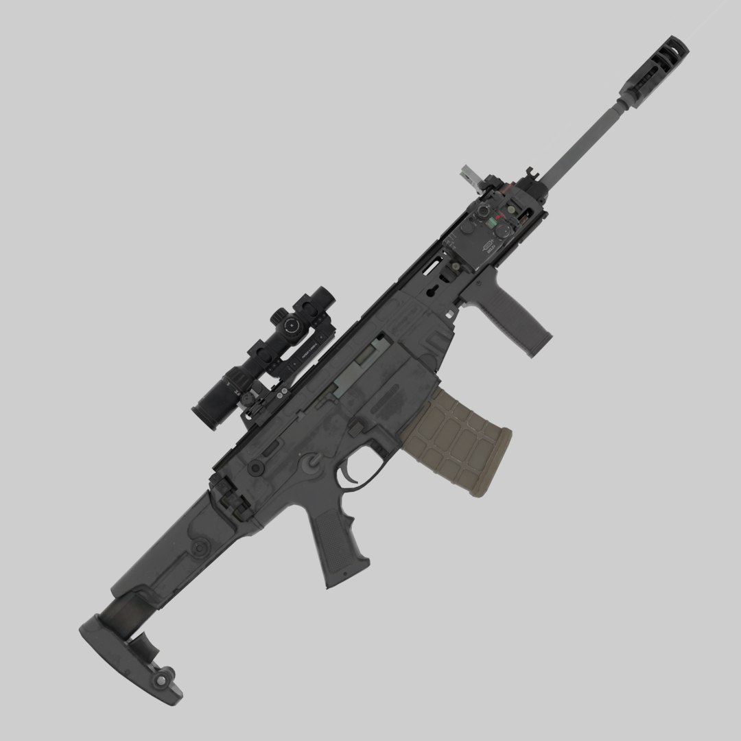R6 ARX200 Assault Rifle3D模型 - TurboSquid 2027803