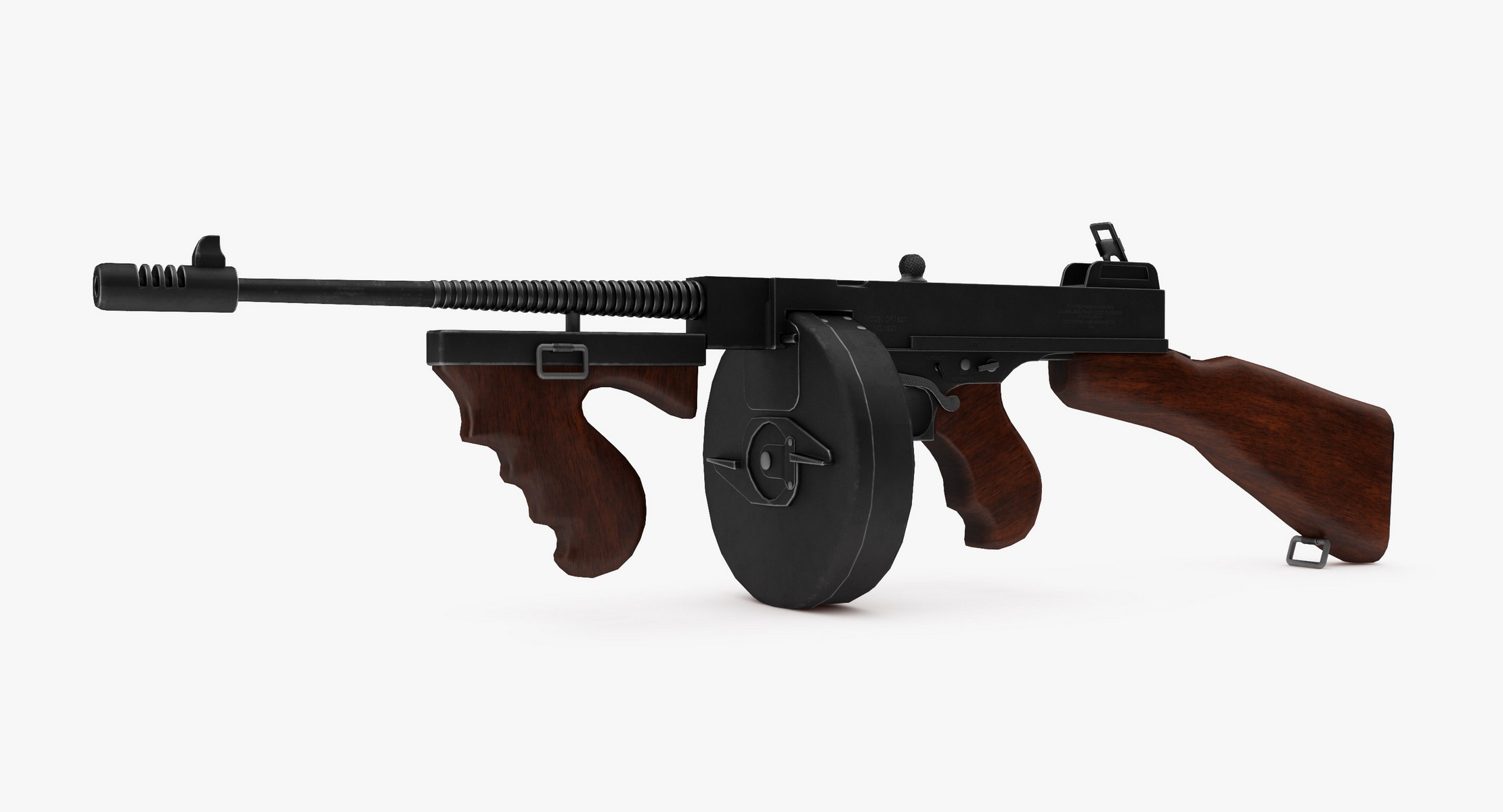 modelo 3d Subfusil Thompson - TurboSquid 1739548