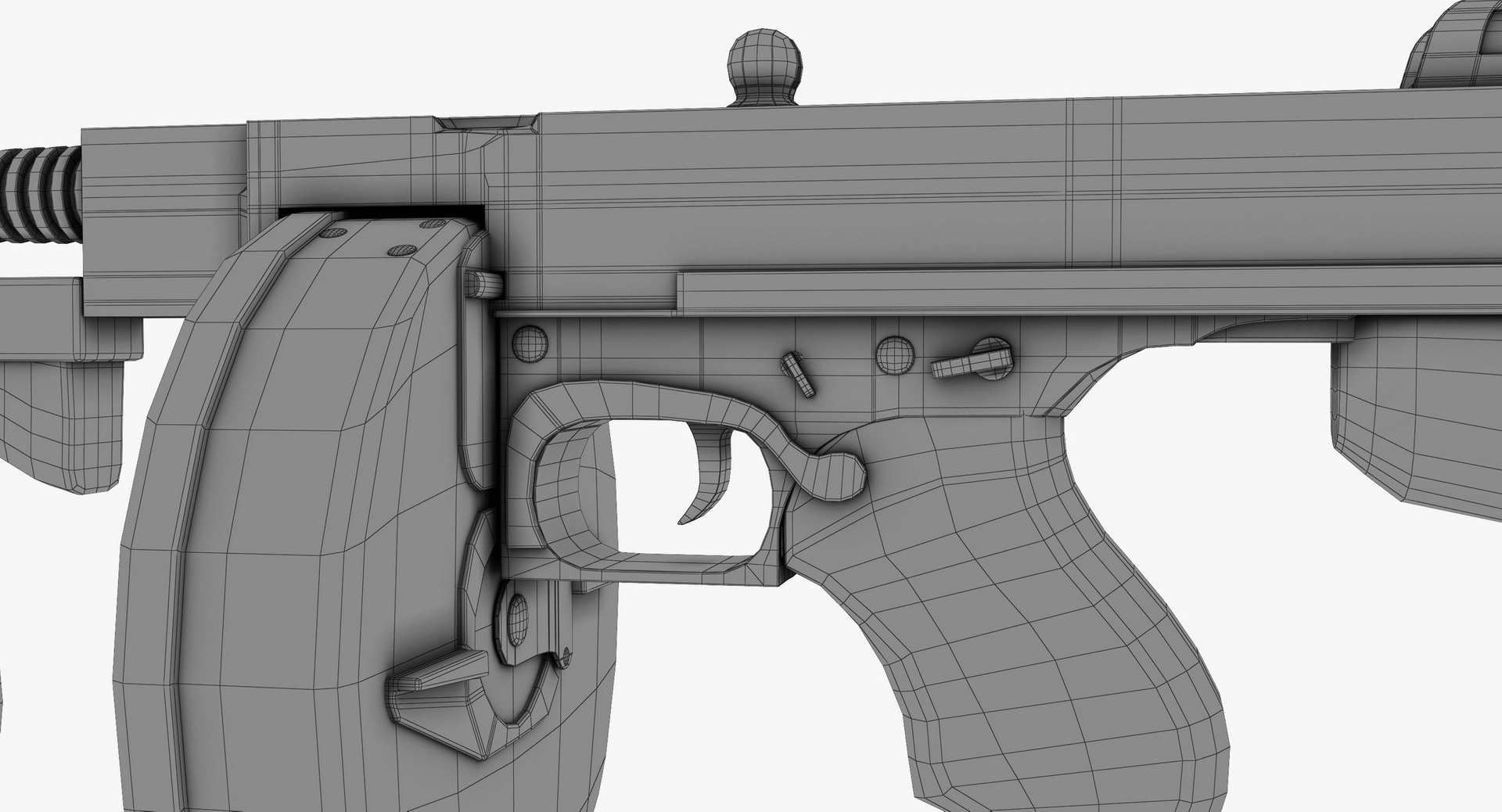 modelo 3d Subfusil Thompson - TurboSquid 1739548