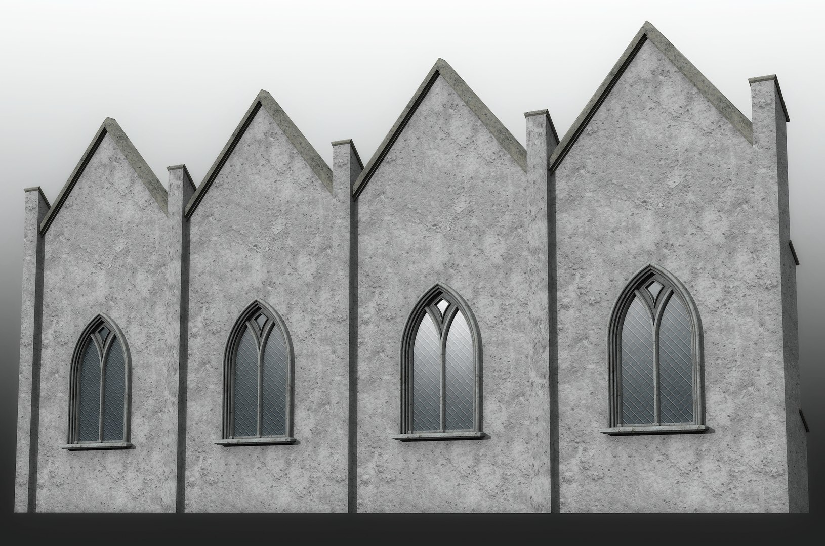 3D Model Gothic Window 01 - TurboSquid 1459255