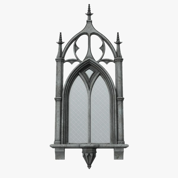 Gothic window 03 3D model - TurboSquid 1459985