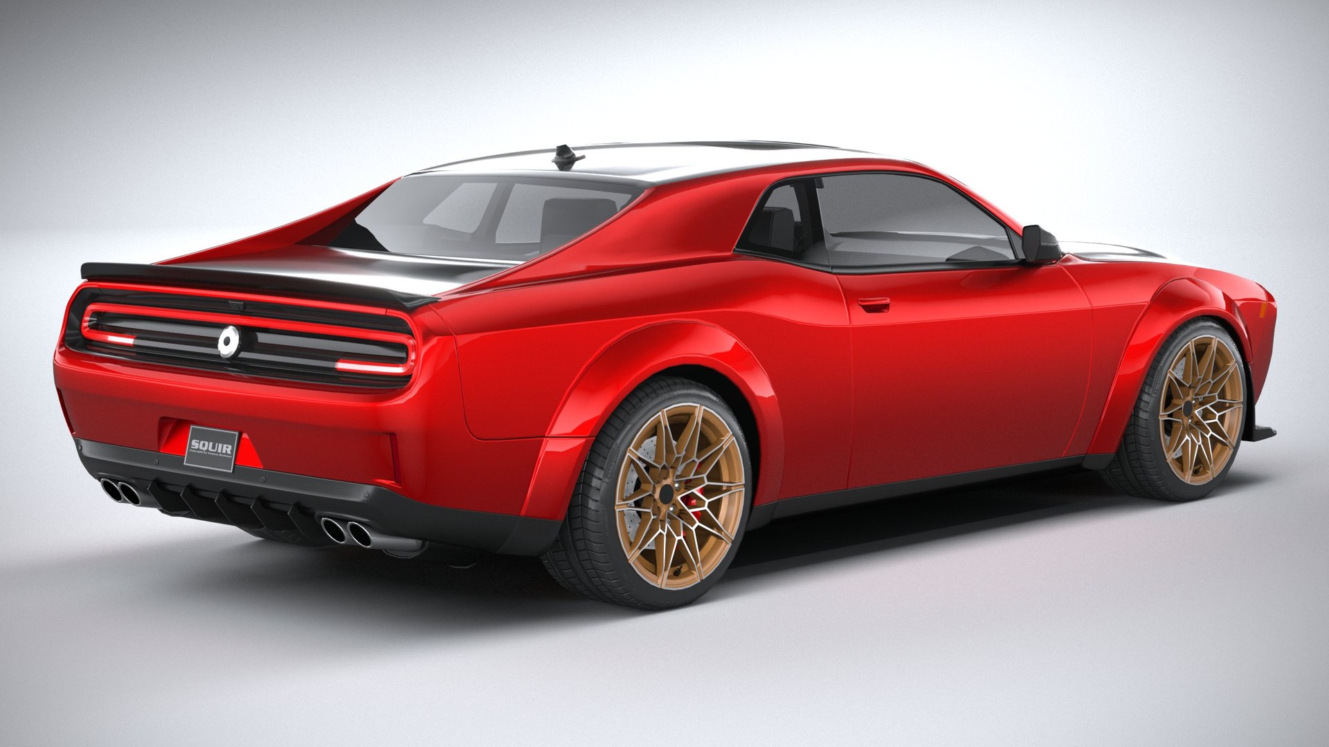 3D Generic Muscle Car Model - TurboSquid 1639833