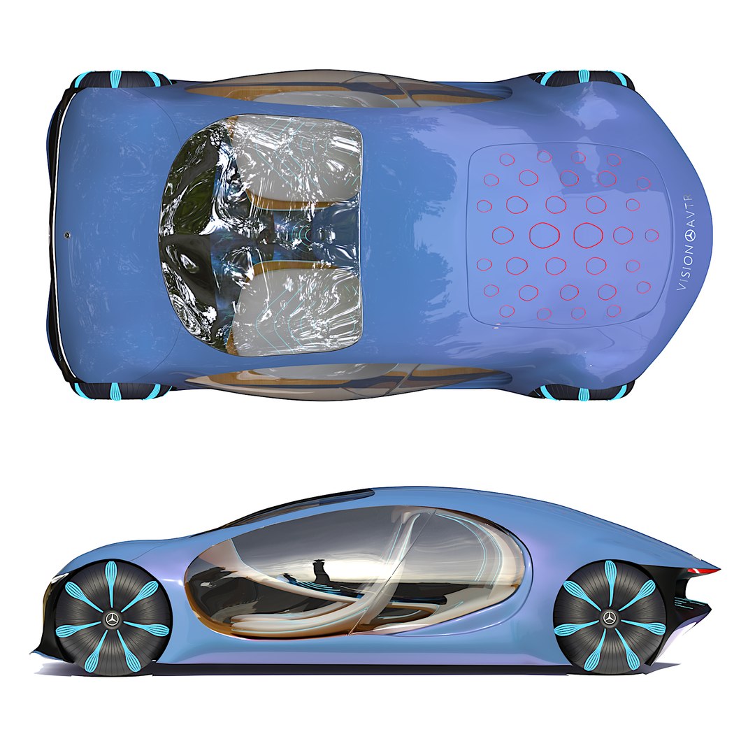 3D Mercedes Benz Vision AVTR Model - TurboSquid 2026888