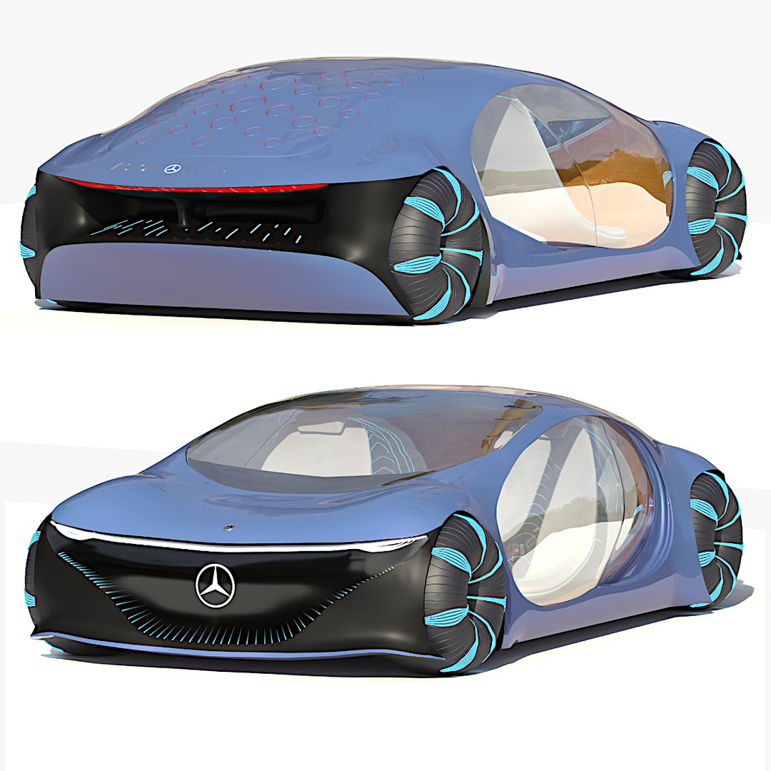 3D Mercedes Benz Vision AVTR Model - TurboSquid 2026888