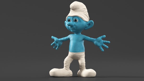 modelo 3d Smurf Rigged modelo 3D - TurboSquid 1062836