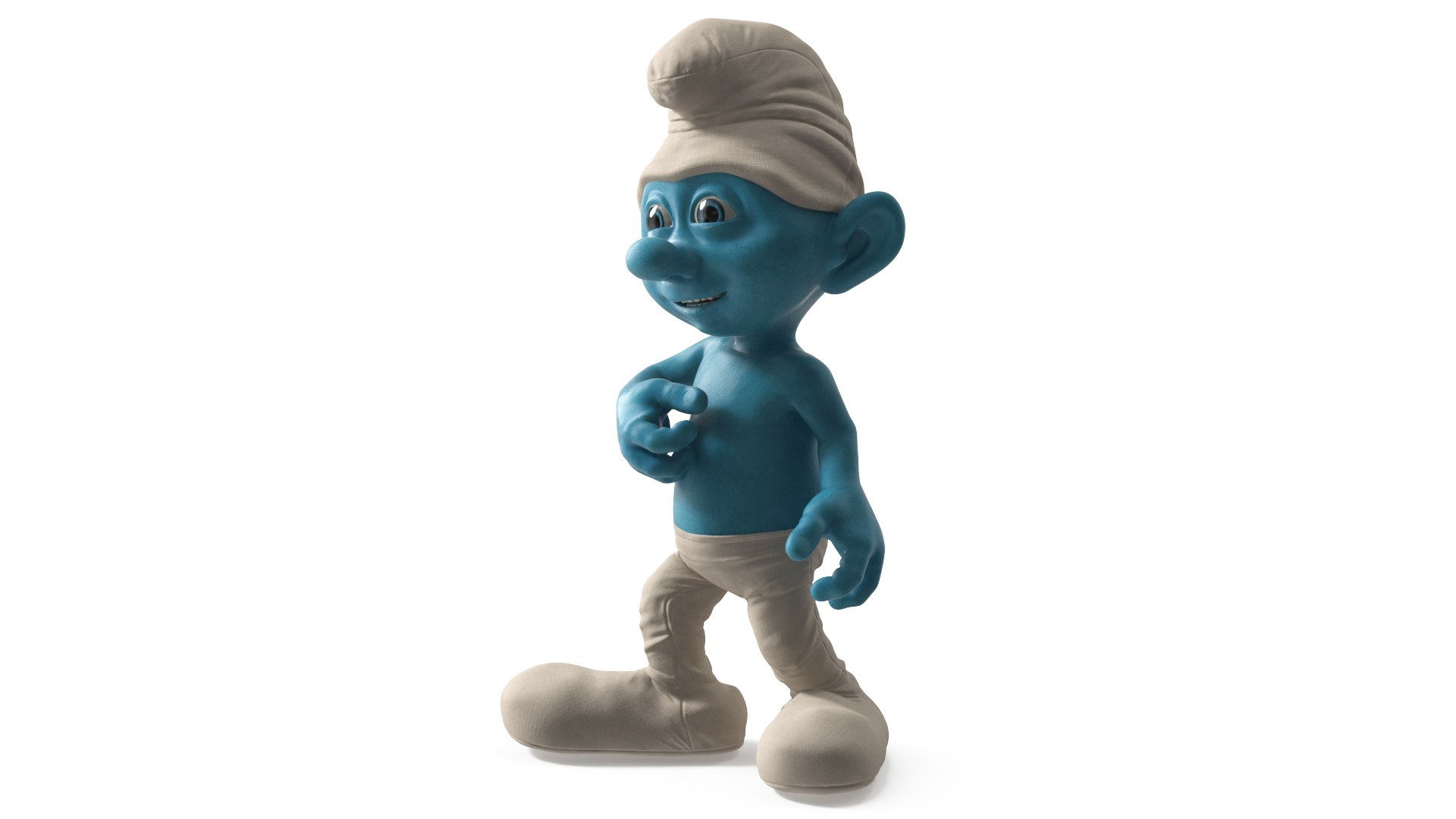 3d model smurf rigged