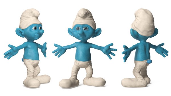 modelo 3d Smurf Rigged modelo 3D - TurboSquid 1062836