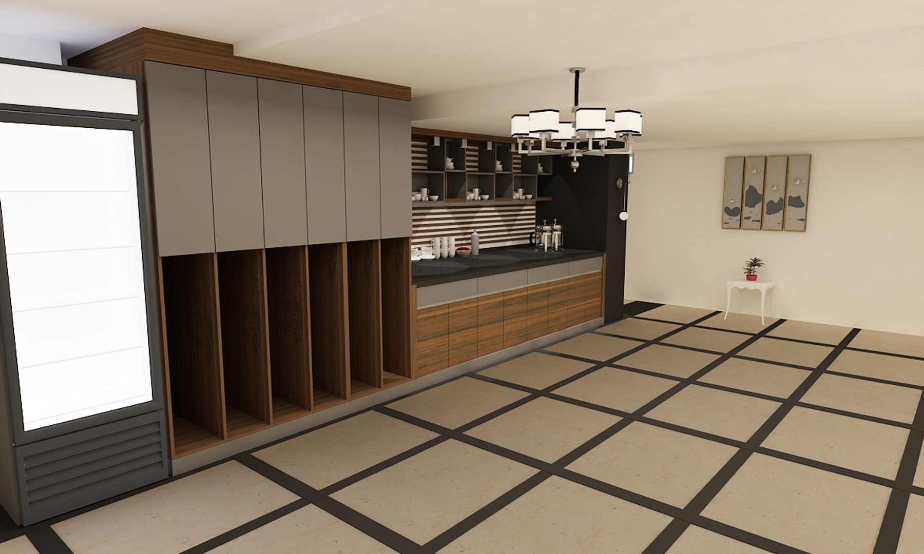 3D Service Kitchen Model - TurboSquid 1447010