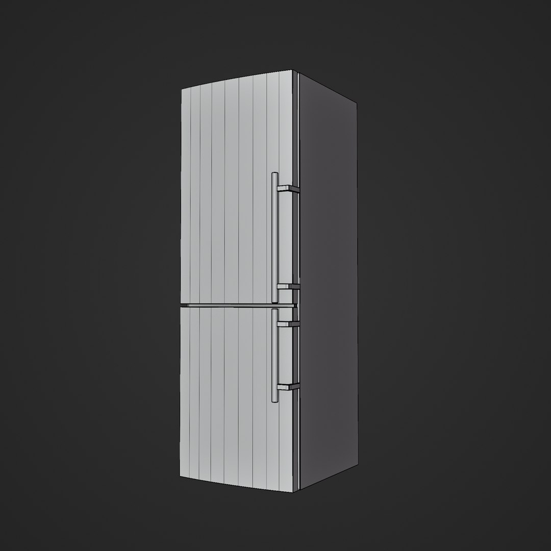 3D Modern Steel Fridge 3D Model - TurboSquid 2045076