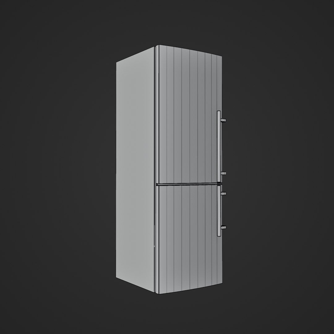 3D Modern Steel Fridge 3D Model - TurboSquid 2045076
