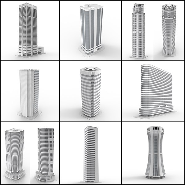 3d model skyscraper
