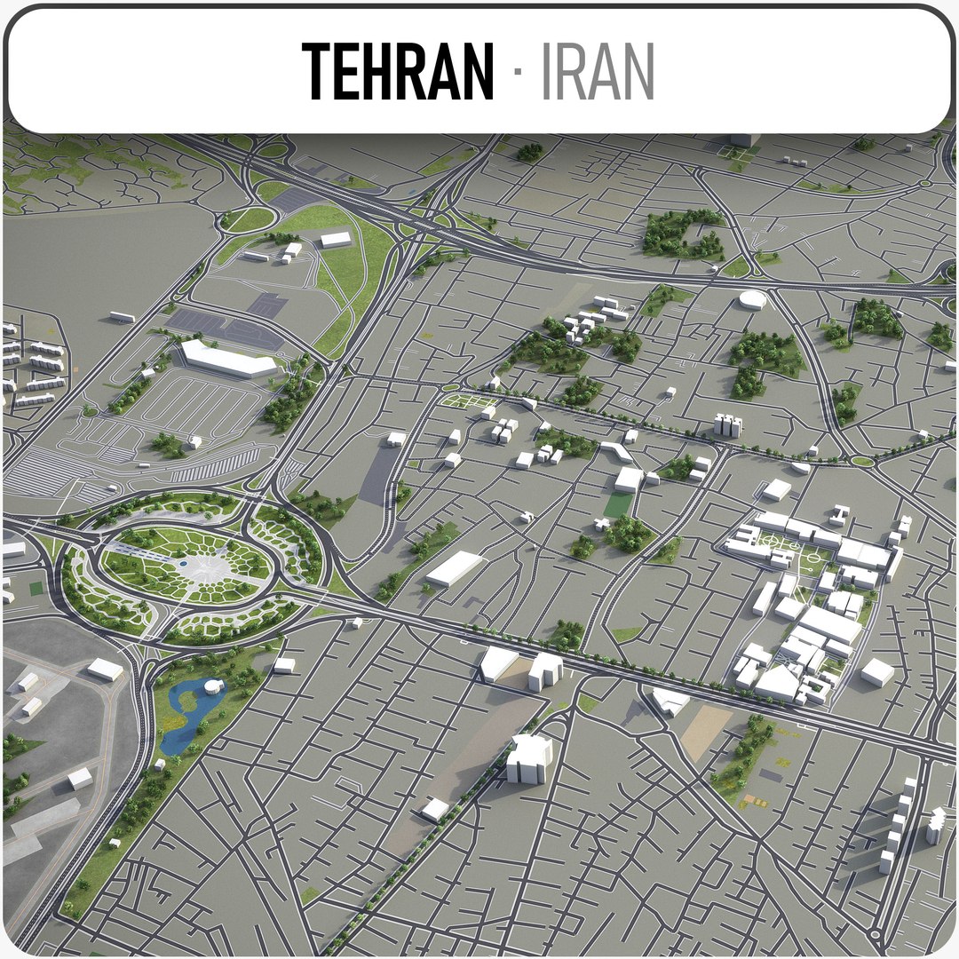 Tehran surrounding - 3D - TurboSquid 1494517