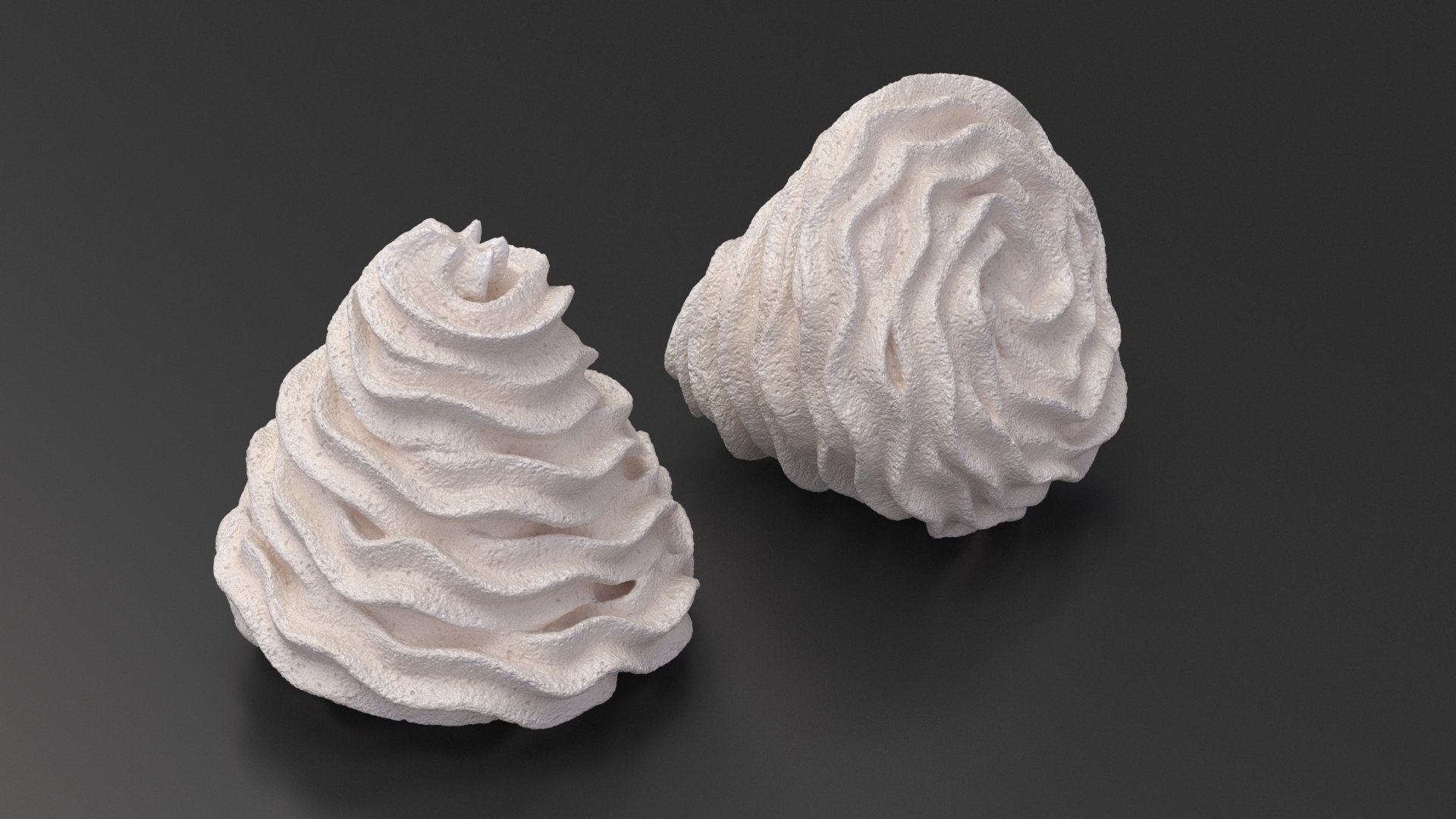 Vanilla Whipped Cream 3D Model - TurboSquid 2240387