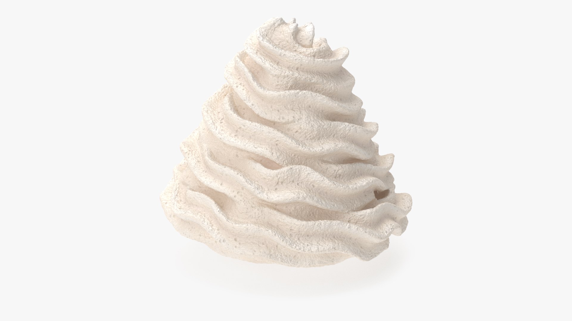 Vanilla Whipped Cream 3D Model - TurboSquid 2240387