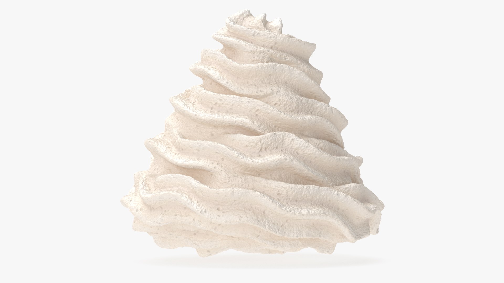 Vanilla Whipped Cream 3D Model - TurboSquid 2240387