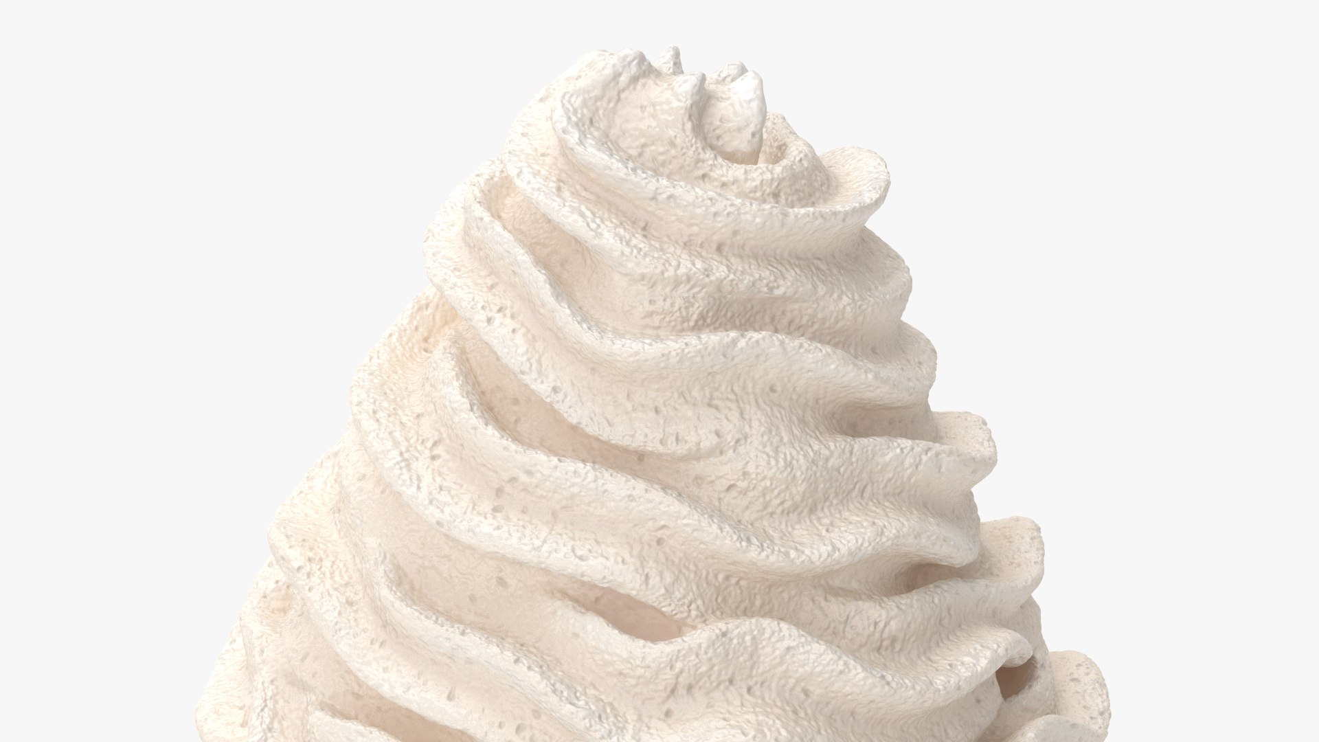 Vanilla Whipped Cream 3D Model - TurboSquid 2240387