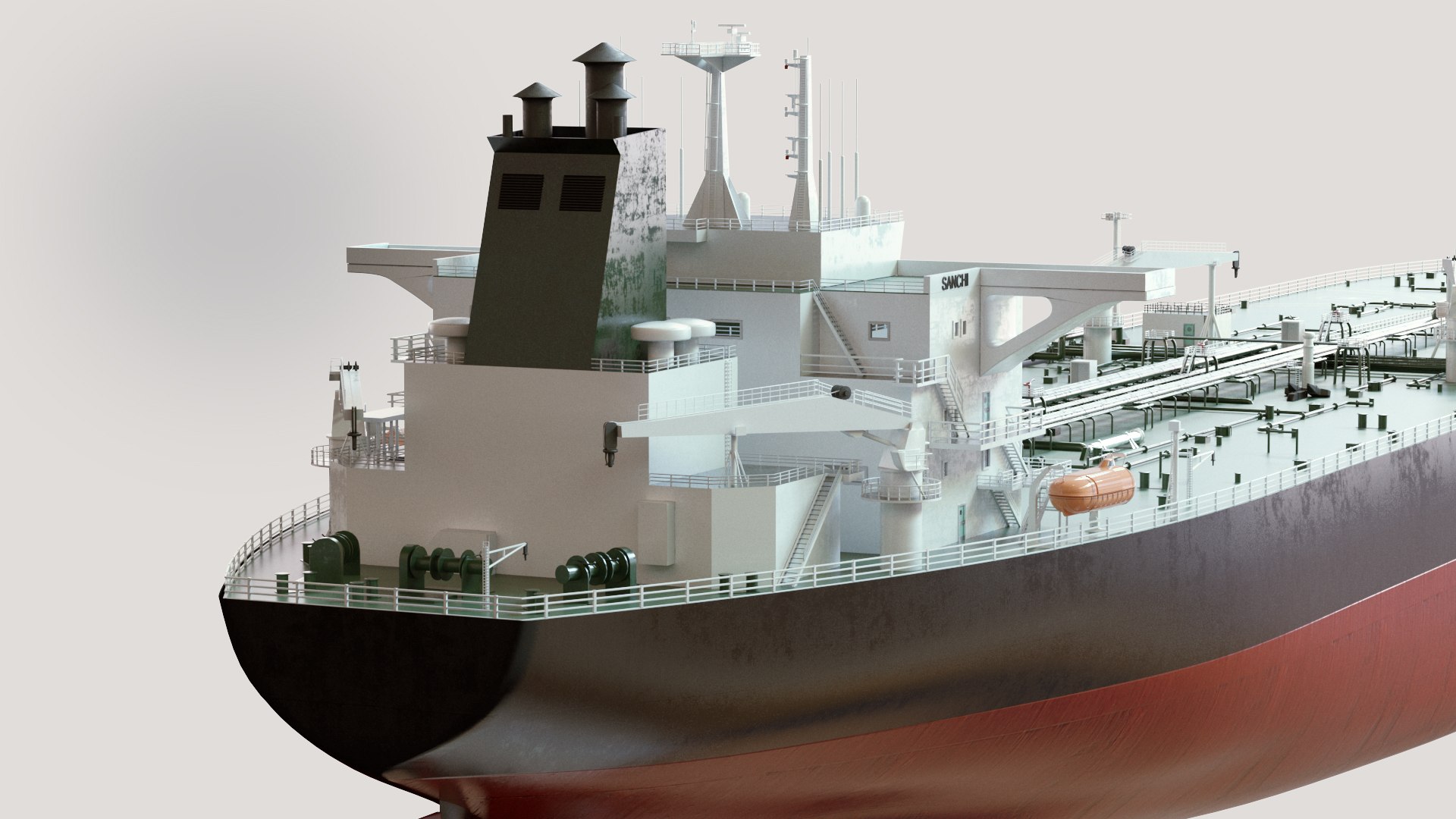 3D Model Oil Tanker - TurboSquid 2338053
