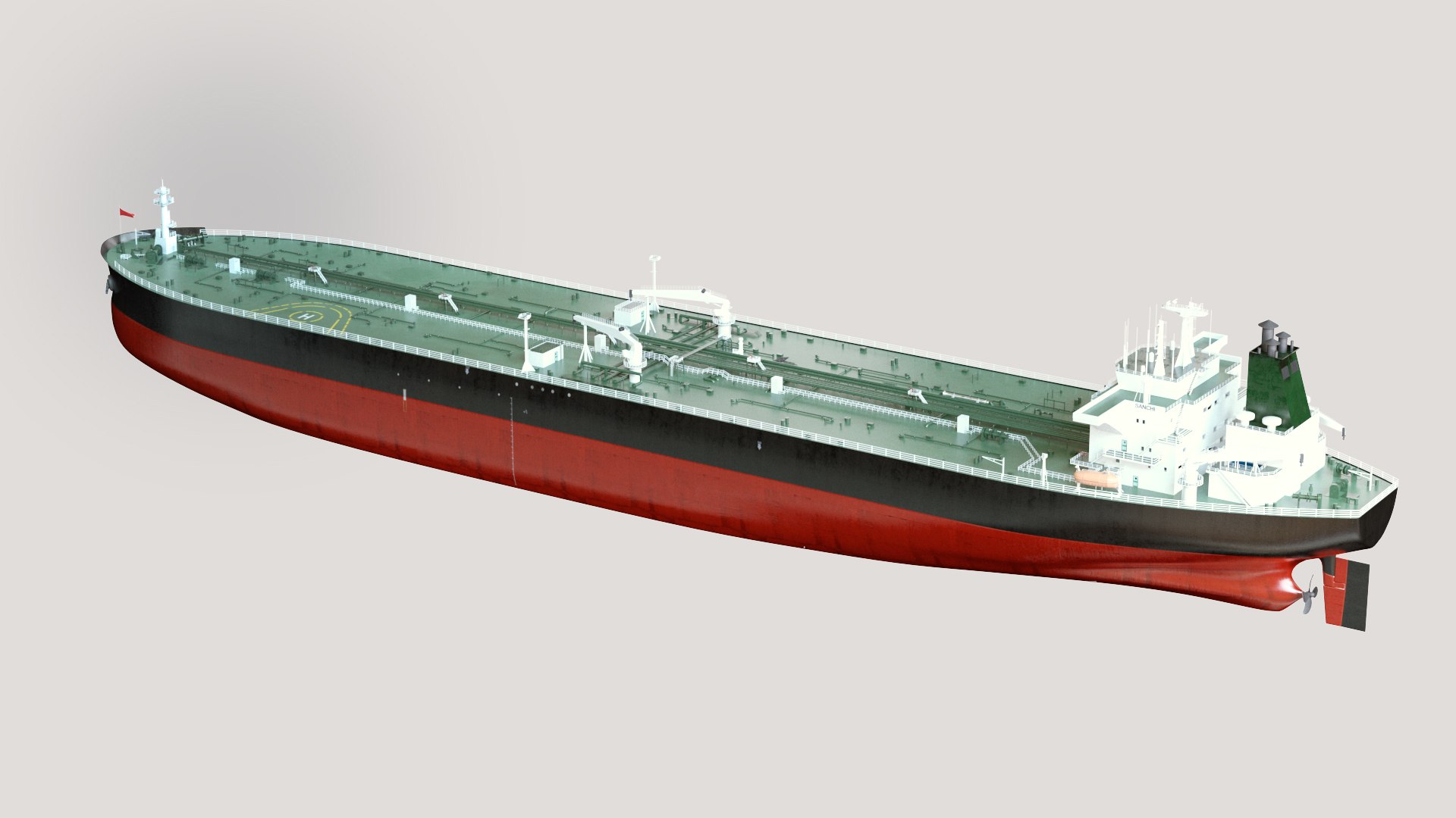 3D Model Oil Tanker - TurboSquid 2338053