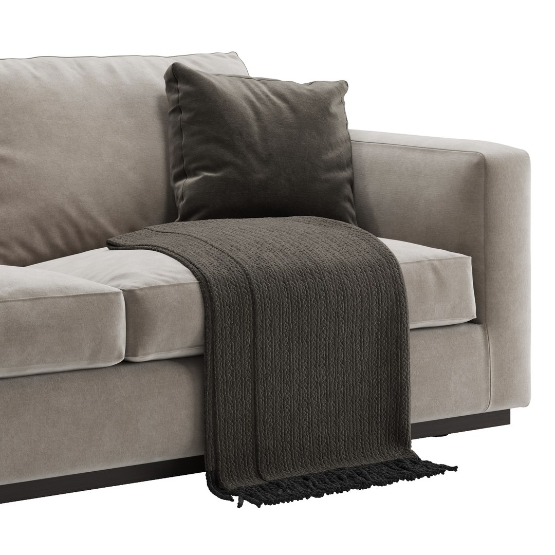 3D Minotti Andersen Line 2 Seats Model - TurboSquid 2125780